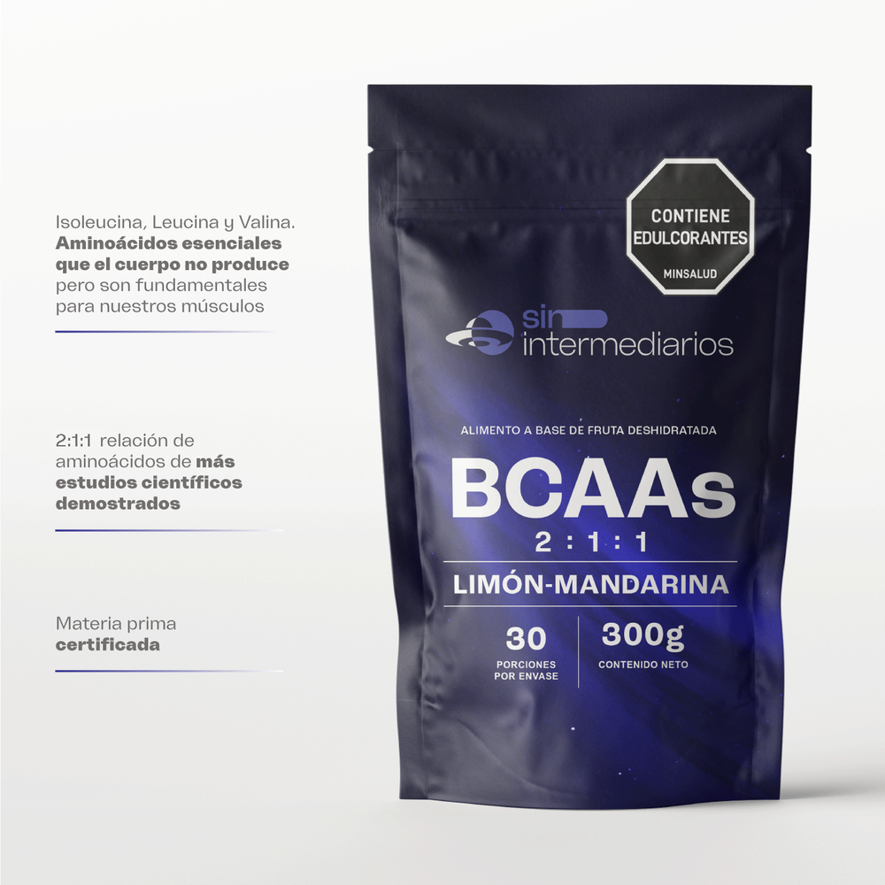 BCAAs sabor Limón - Mandarina (2:1:1) - 300g
